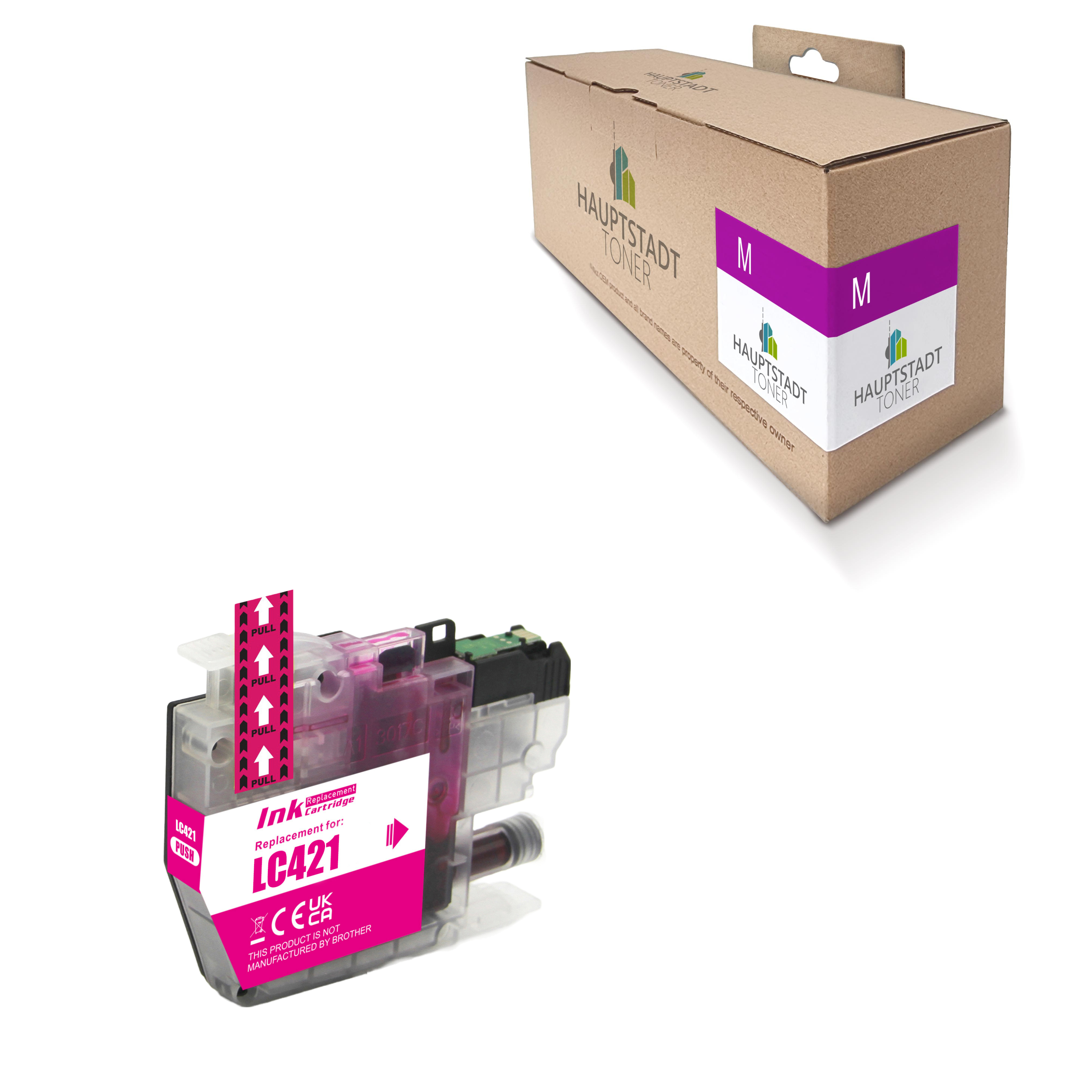 XXL Druckerpatronen für Brother LC-421 XL MFC J1010 MFC J1050 J1140 ...